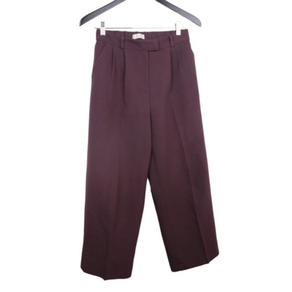 OAK + FORT | Pants & Jumpsuits | Oak And Fort Purple Trousers | Poshmark